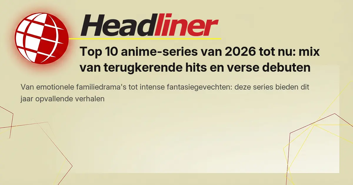 Top 10 anime-series van 2026 tot nu: mix van terugkerende hits en verse ...