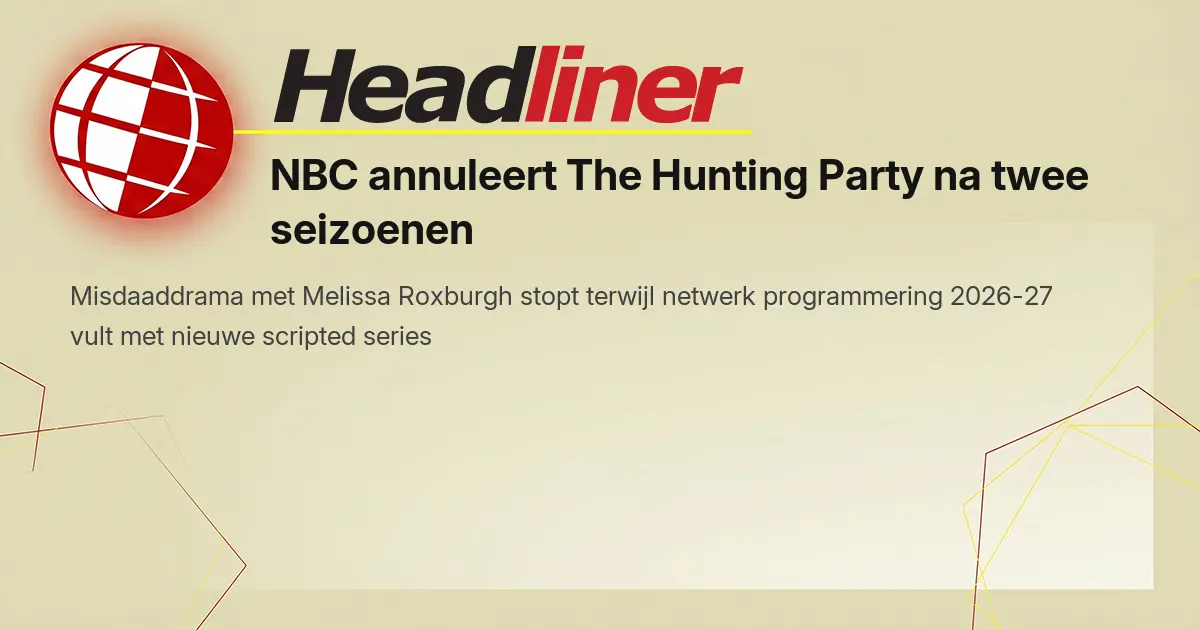 NBC annuleert The Hunting Party na twee seizoenen