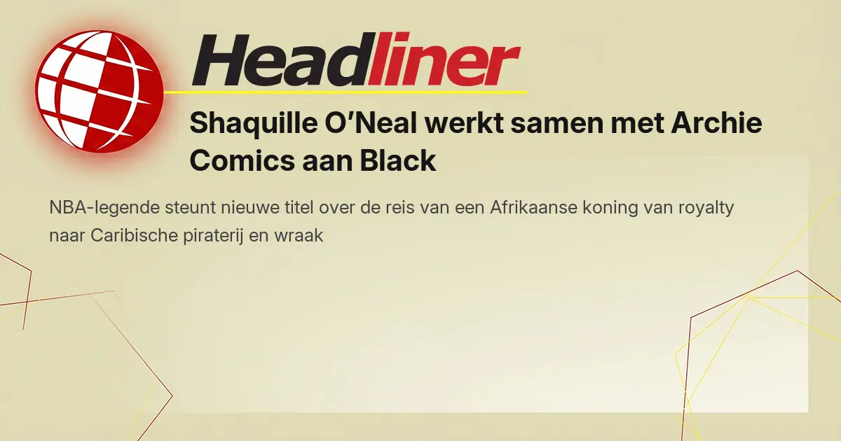 Shaquille O’Neal werkt samen met Archie Comics aan Black Caesar ...