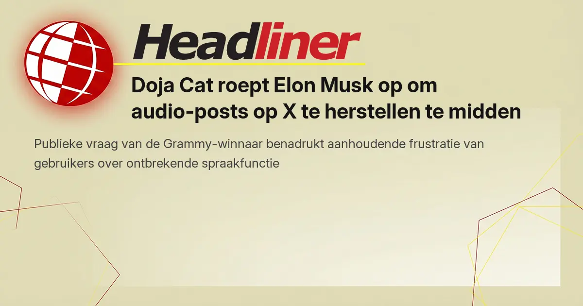Doja Cat roept Elon Musk op om audio-posts op X te herstellen te midden ...