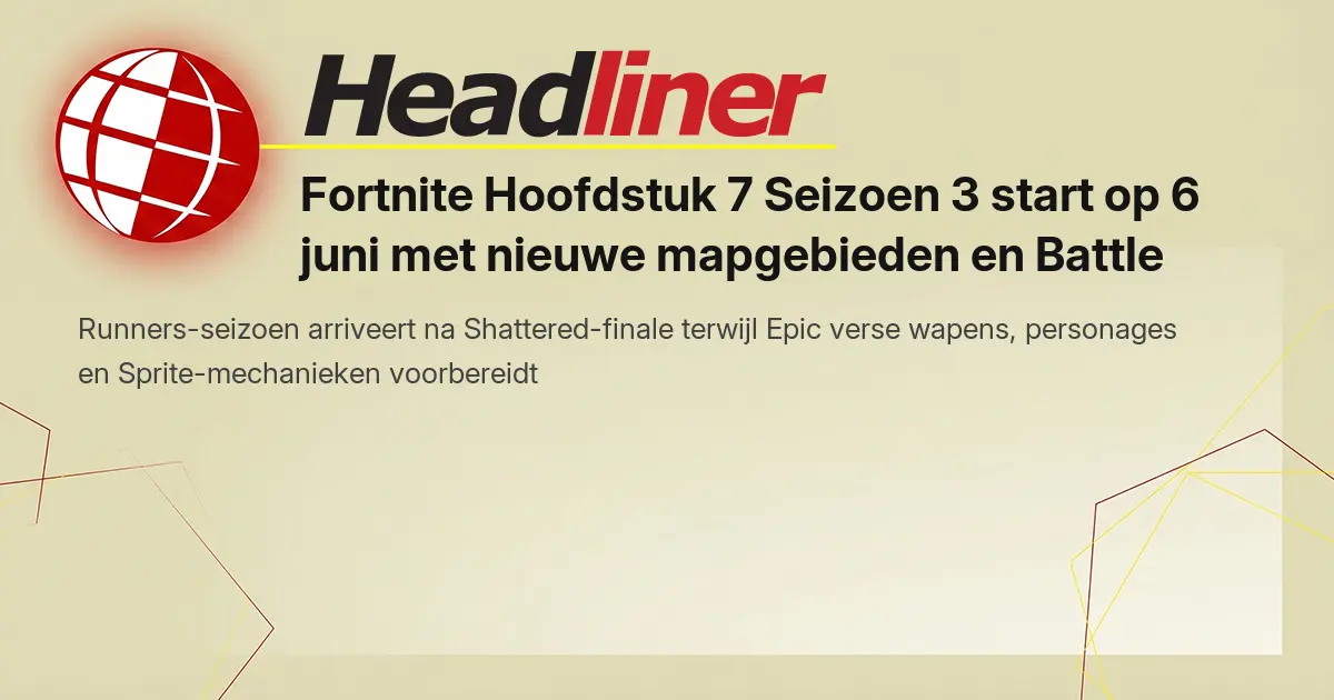 Fortnite Hoofdstuk 7 Seizoen 3 start op 6 juni met nieuwe mapgebieden ...