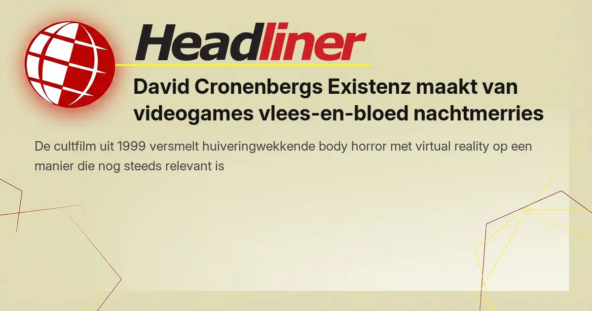 David Cronenbergs Existenz maakt van videogames vlees-en-bloed nachtmerries