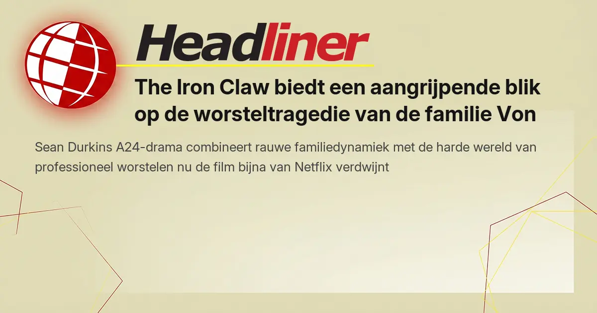 The Iron Claw biedt een aangrijpende blik op de worsteltragedie van de ...
