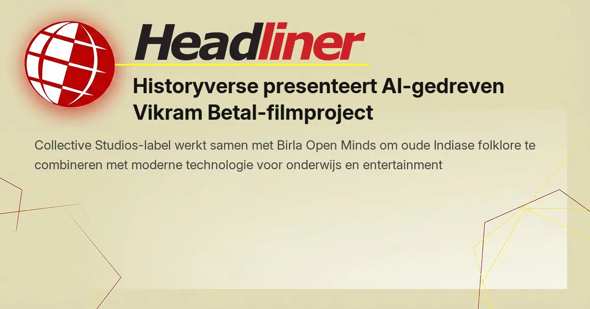 Historyverse presenteert AI-gedreven Vikram Betal-filmproject