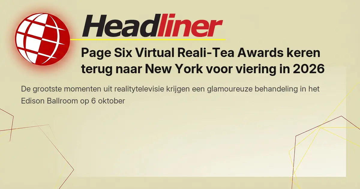 Page Six Virtual Reali-Tea Awards keren terug naar New York voor ...
