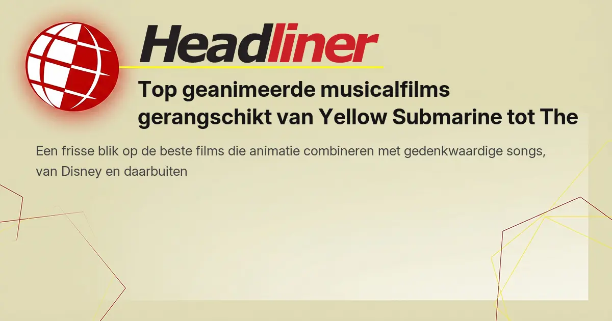 Top geanimeerde musicalfilms gerangschikt van Yellow Submarine tot The ...