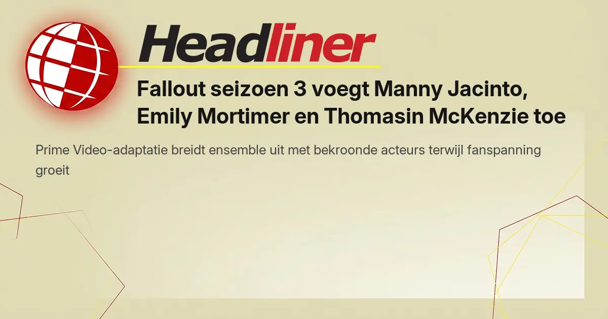 Fallout seizoen 3 voegt Manny Jacinto, Emily Mortimer en Thomasin ...